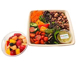 Herb Roasted Chicken with Mediterranean Grilled Vegetables - Bento Box